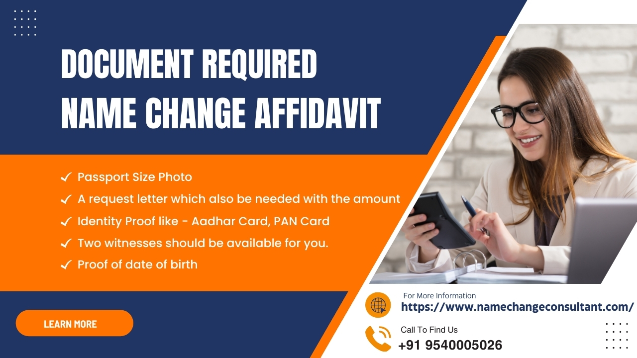 Name Change Affidavit